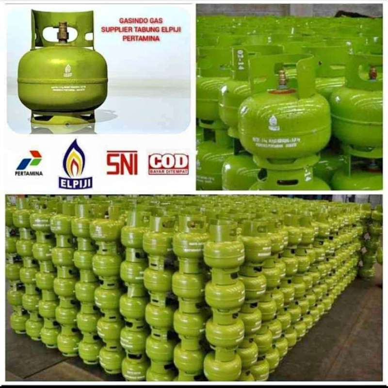 Jual tabung gas elpiji melon 3 kg kosongan di Seller PJE BALI Retail ...