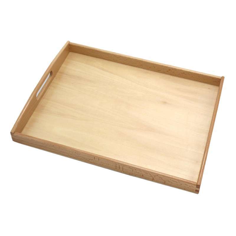 Jual Wood Trays Display Rectangular Shape Educational for Teaching Home ...
