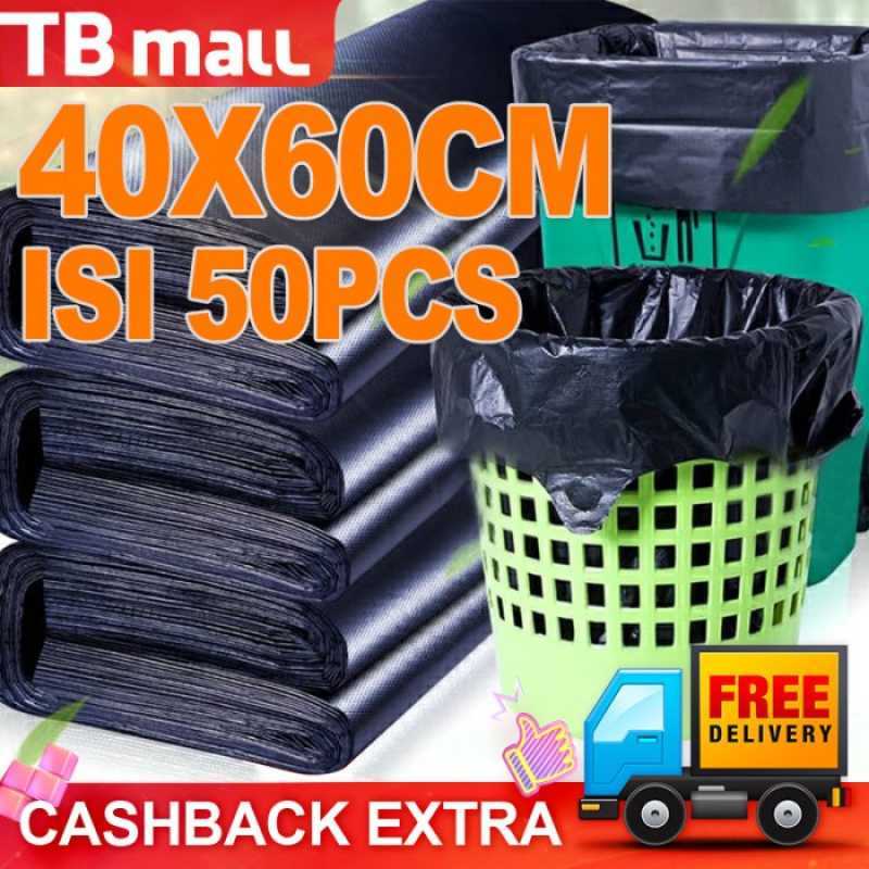 Jual Kantong Plastik Sampah Trash Bag HD Ukuran 40X60CM Hitam Isi 100pcs di Seller Jaya Ory ...