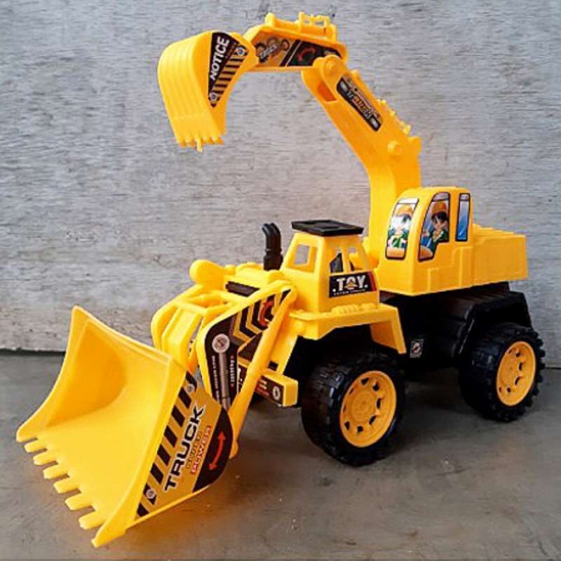 Promo MAINAN TRUK BULDOSER EXCAVATOR 2IN1 - MOBIL BEKO BULDOZER TRAKTOR ...