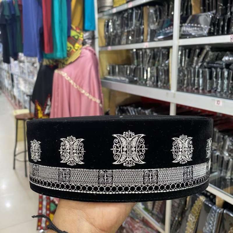 Jual Peci/kupiah Bordir Khas Pintu Aceh Beldu Bagus Di Seller ...