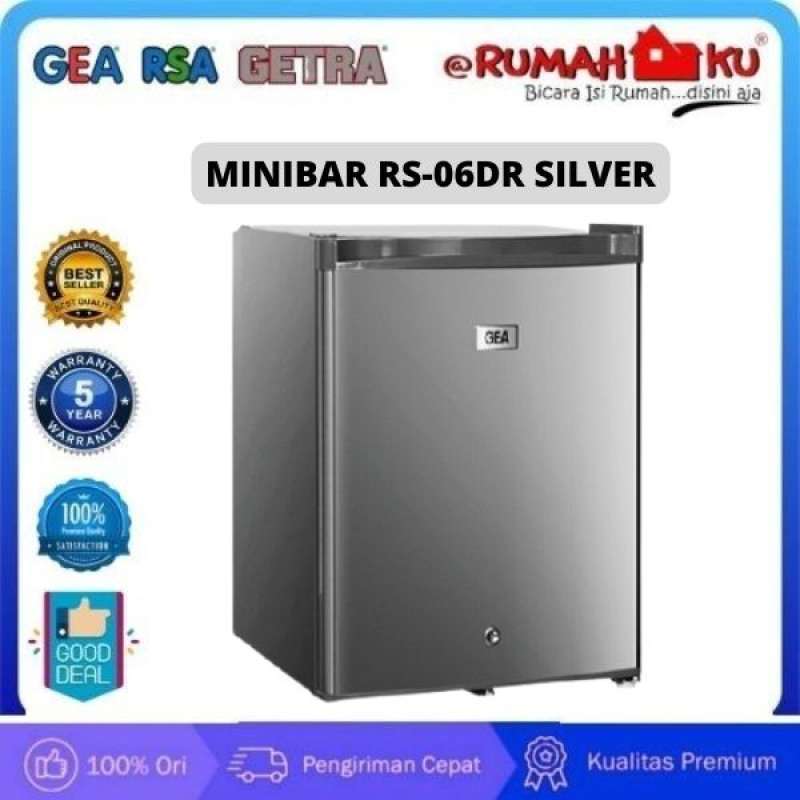 Promo KULKAS MINI BAR GEA RS06DR SS / RS-06DR SILVER Diskon 9% di ...