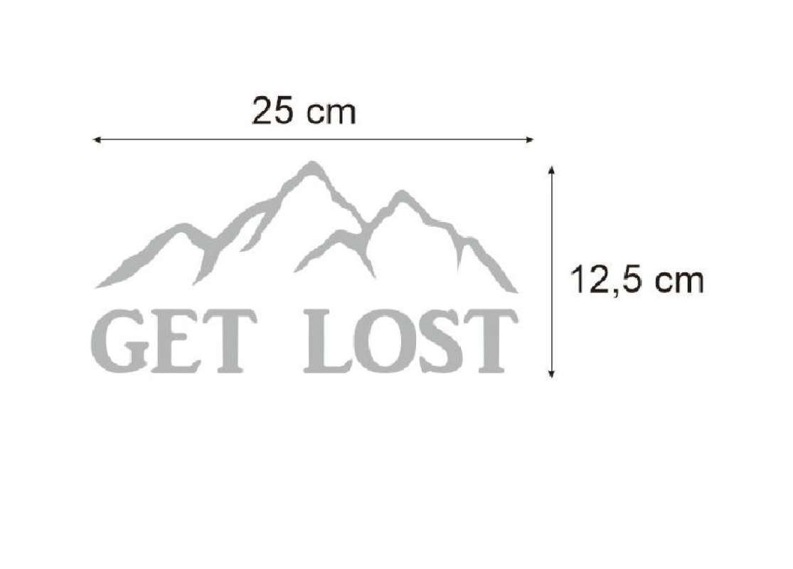Jual Stiker Get Lost Sticker Mobil Kaca Outdoor Cutting Sticker ...