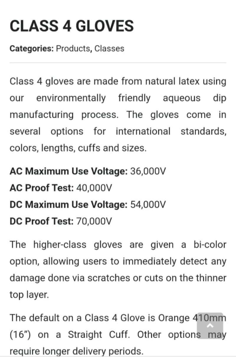 Jual Novax Electrical Glove Class 4-40.000v 40kv Sarung Tangan Listrik ...