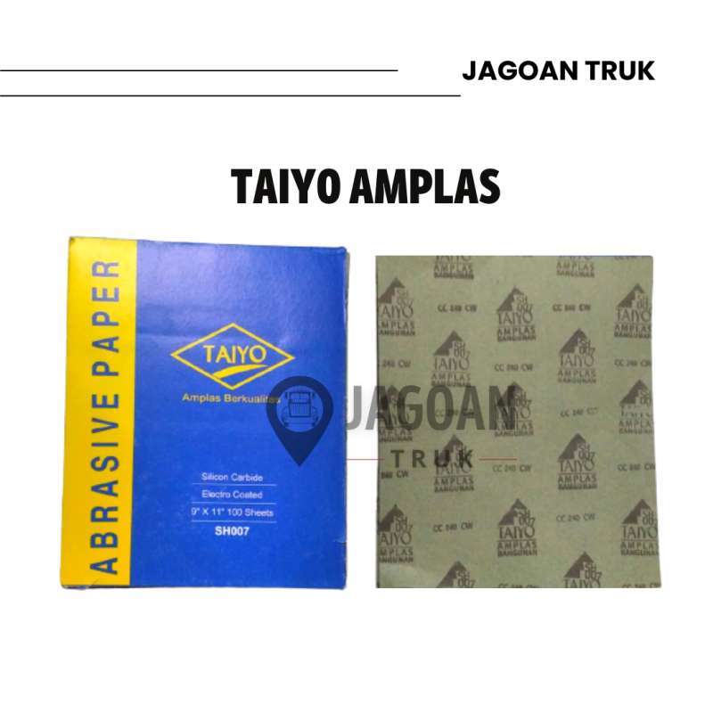 Jual Amplas Lembar Taiyo SH-007 Grit 80 - 2000/Eceran di Seller Jagoan ...