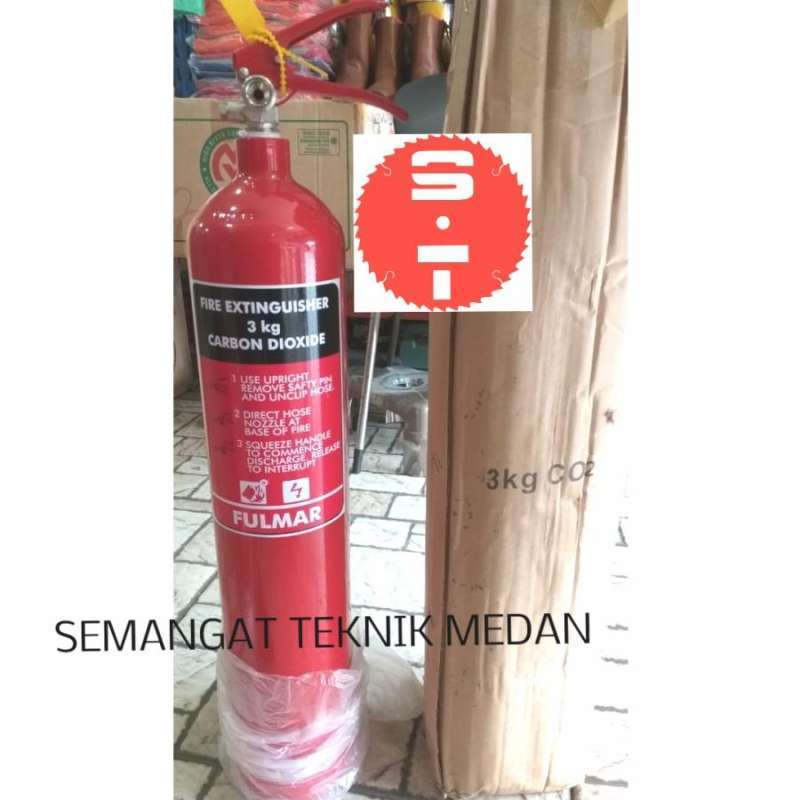 Jual ALAT PEMADAM API KEBAKARAN APAR FIRE EXTINGUISHER CO2 CO 2 3kg 3 ...