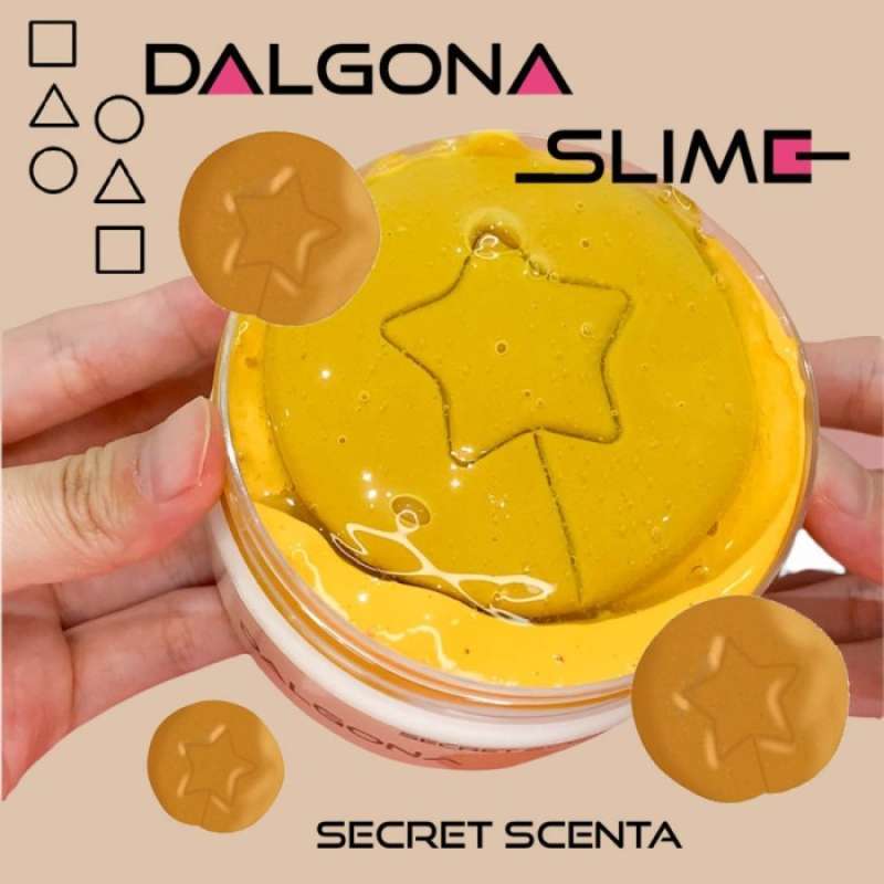 Promo Diy Dalgona Slime Squid Game/Mainan Anak Slime/Dalgona Candy ...