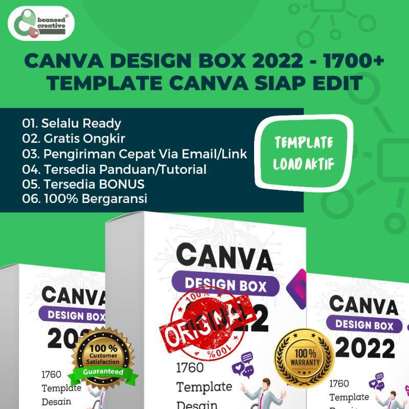 Jual CANVA DESIGN BOX - 1700+ DESAIN CANVA SIAP PAKAI di Seller Beaneed ...