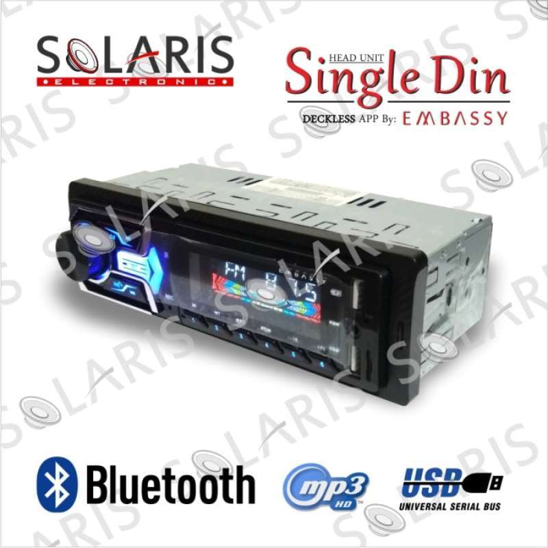 Jual Head Unit Single Din Murah Deckless App Merk Embassy Di Seller ...