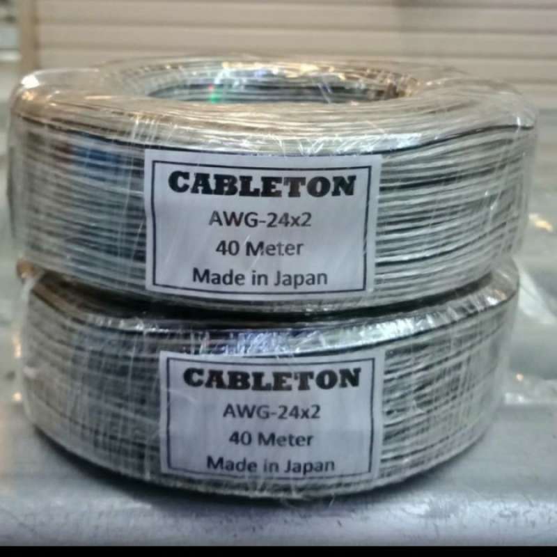 Promo Kabel doubel awg24 transfaran panjang 40M made in japan Diskon 41% di Seller Gasta Depn ...