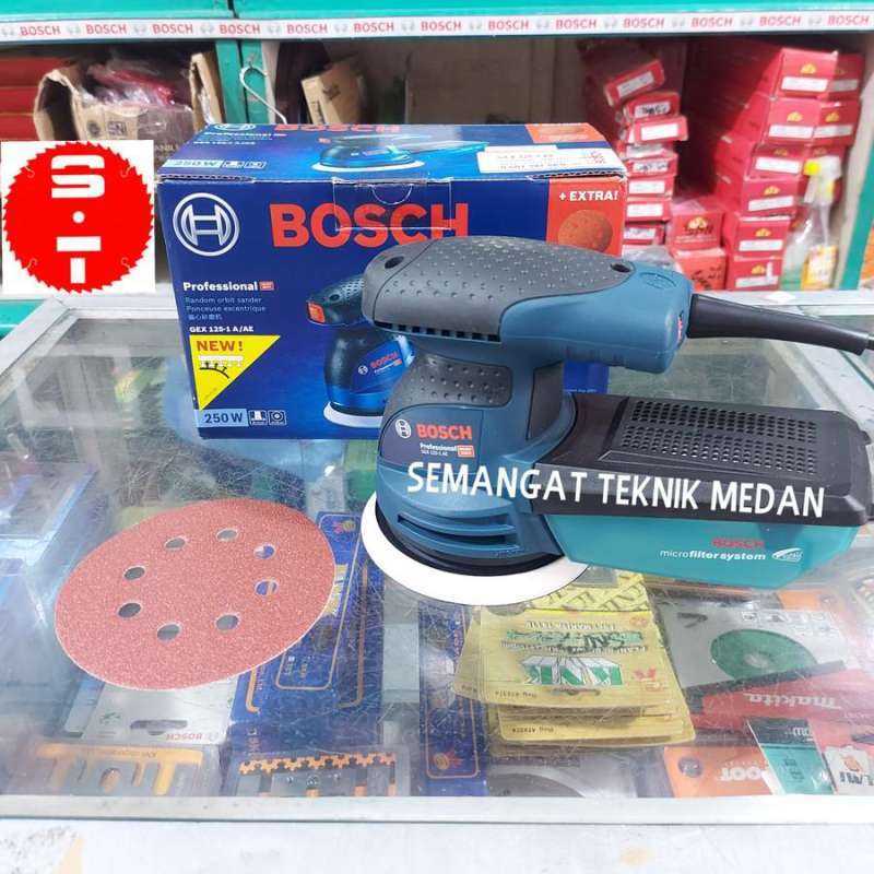 Promo GEX125-1AE AMPLAS SANDER ORBITAL VARIABLE SPEED 5 BOSCH GEX 125 - 1 A Diskon 1% di Seller ...