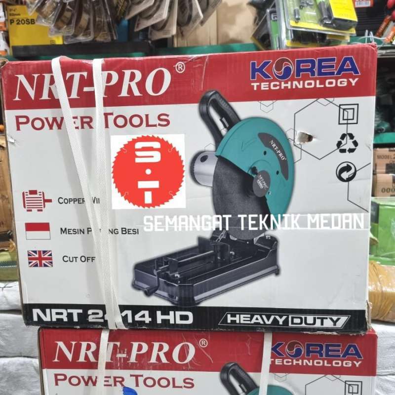 Jual NRT-PRO MESIN CUT OFF SAW GRENDA POTONG DUDUK BESI 14 14 NRT PRO di Seller Semangat Teknik ...