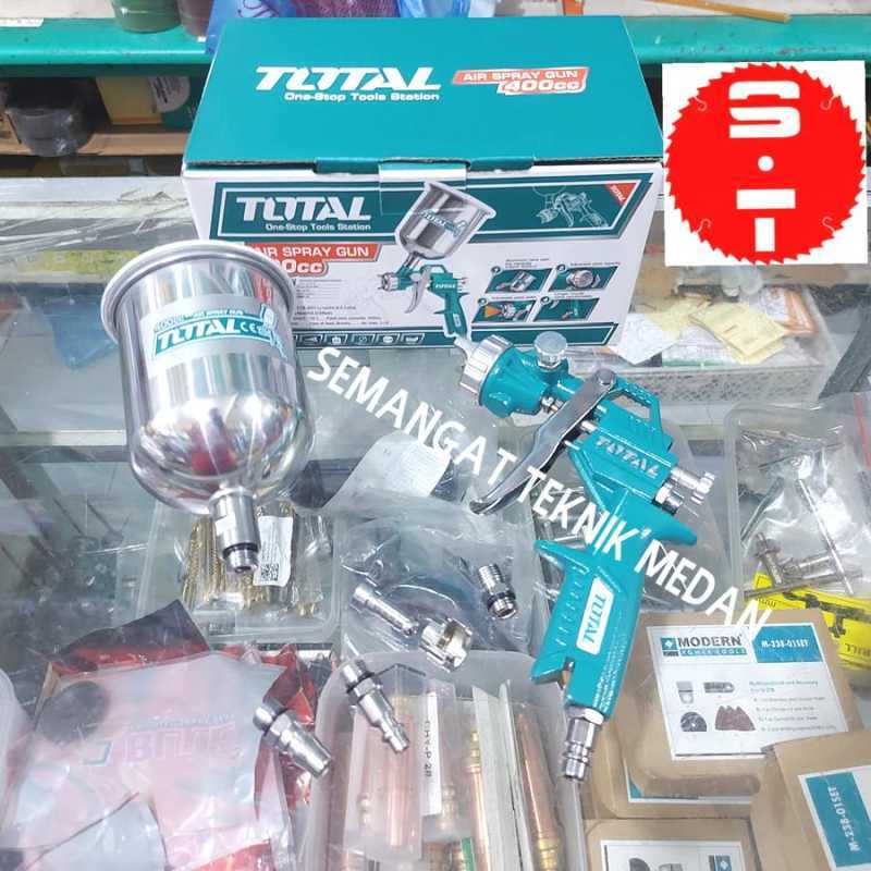 Jual TAT10401 SPRAY GUN SEMPROTAN ANGIN CAT TABUNG ATAS 400cc 400ml ...