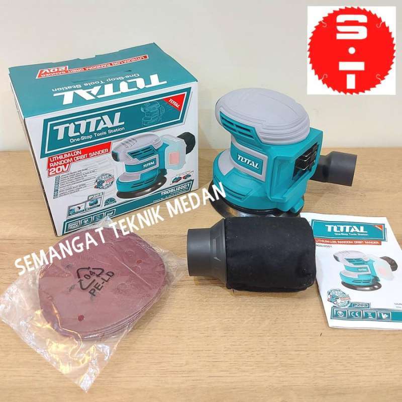 Jual TROSLI2001 MESIN AMPLAS BATERAI CORDLESS ORBITAL SANDER 5 TOTAL ...