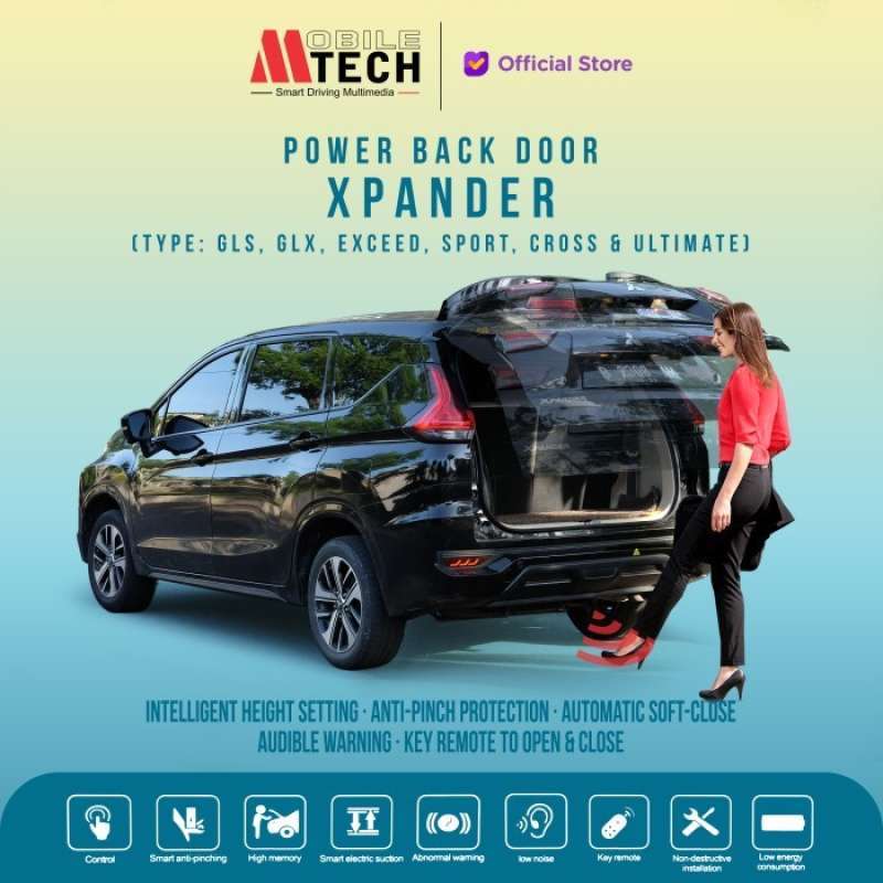 Jual Power Back Door Xpander Mtech Pintu Otomatis Kick Sensor di Seller ...