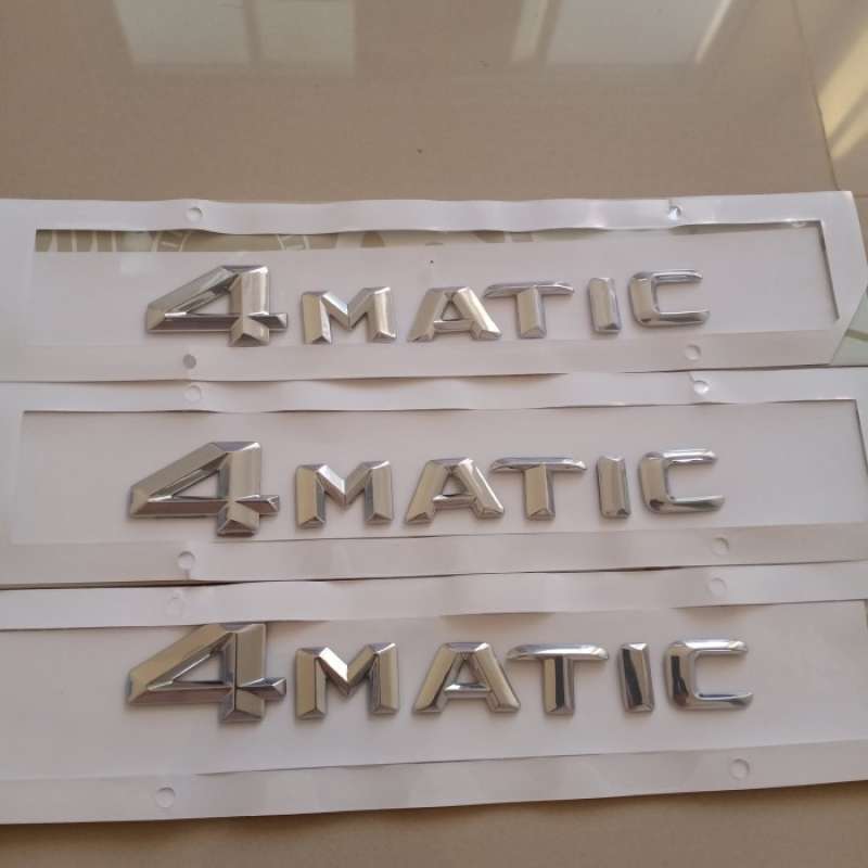 Jual Emblem Mercedes Bemz 4MATIC / Tulisan emblem 4MATIC Original di ...