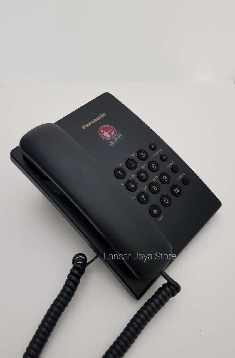Promo Telepon Cable Panasonic KX-TS505 (Hitam) Telpon Meja Kantor KX ...