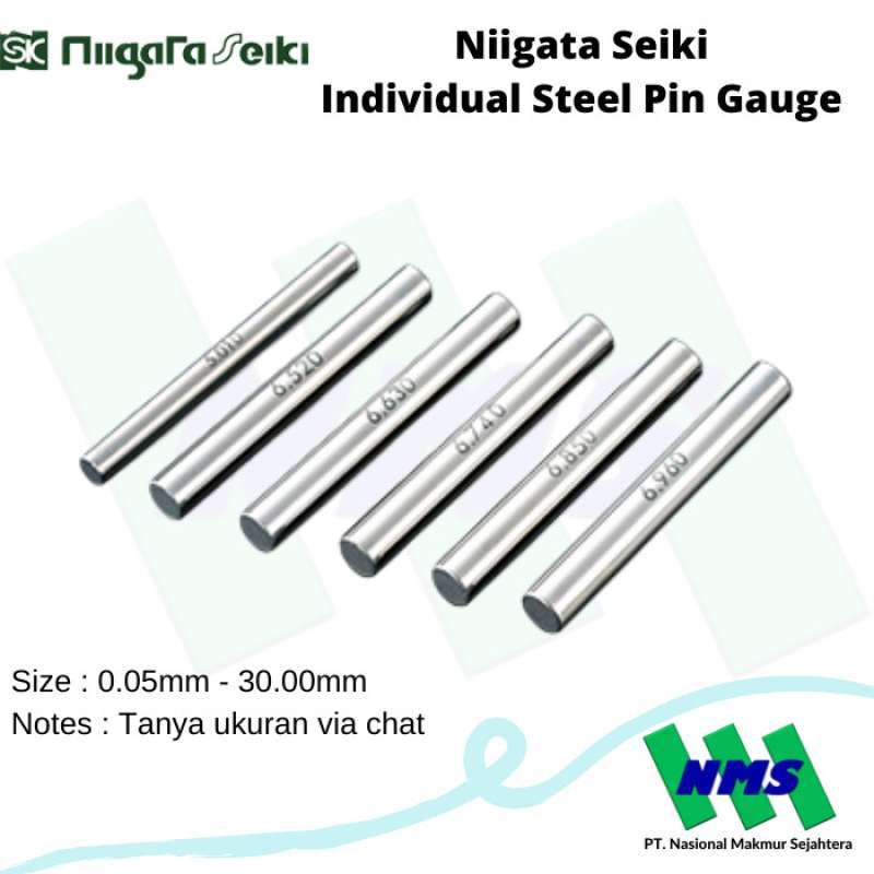 Promo Niigata Seiki Individual Steel Pin Gauge [Tanya Ukuran Via Chat] - 1.7mm Diskon 10% di ...