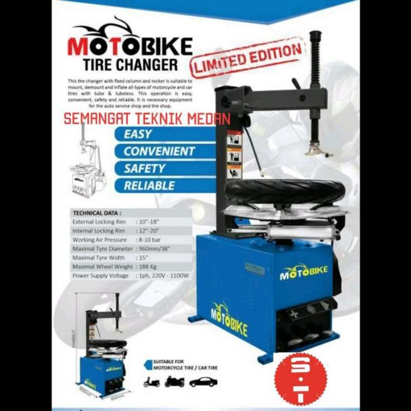 Jual Mesin Buka Congkel Ban Otomatis Motor Mobil Tire Tyre Charger ...