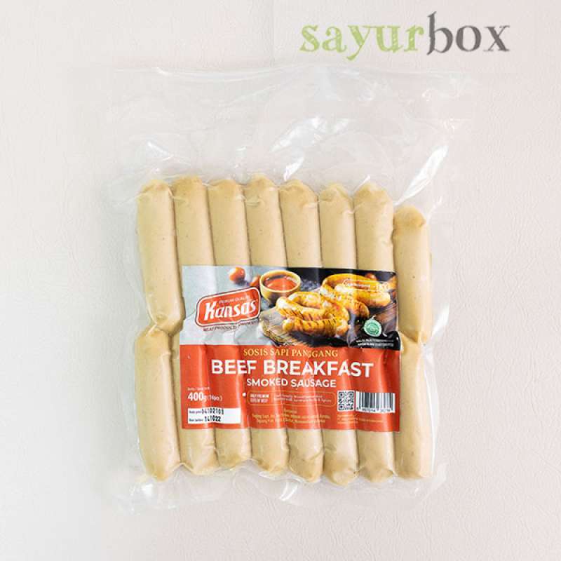 Jual Kansas Beef Breakfast Sausage 400 gram Sayurbox - JKT di Seller ...