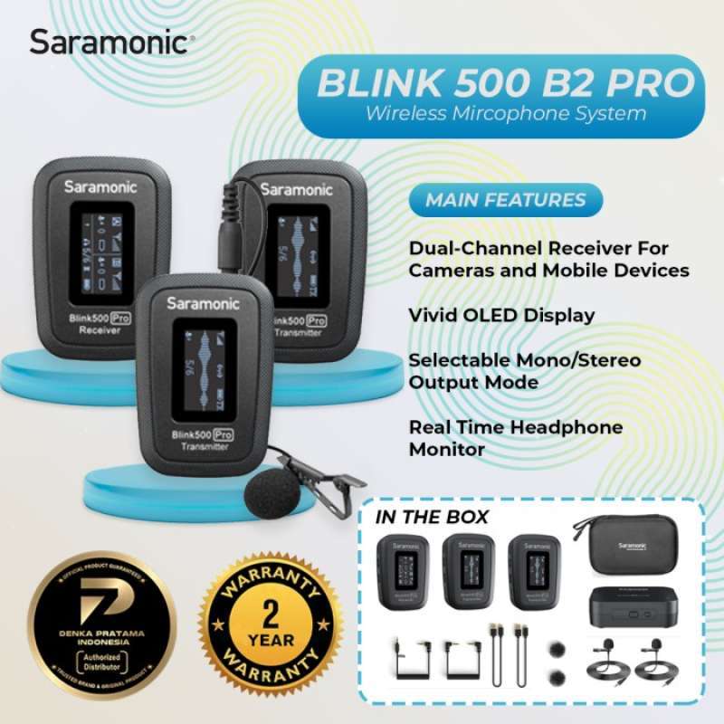 Jual Saramonic Blink 500 B2 Pro Wireless Microphone di Seller Toko ...