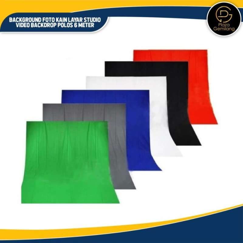 Promo Background Foto Kain Layar Studio Video Backdrop Polos 3x6 ...