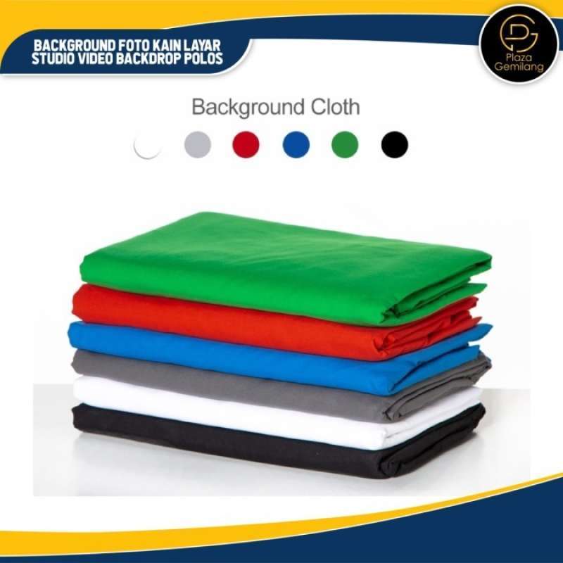 Promo Background Foto Kain Layar Studio Video Backdrop Polos 3x6 ...