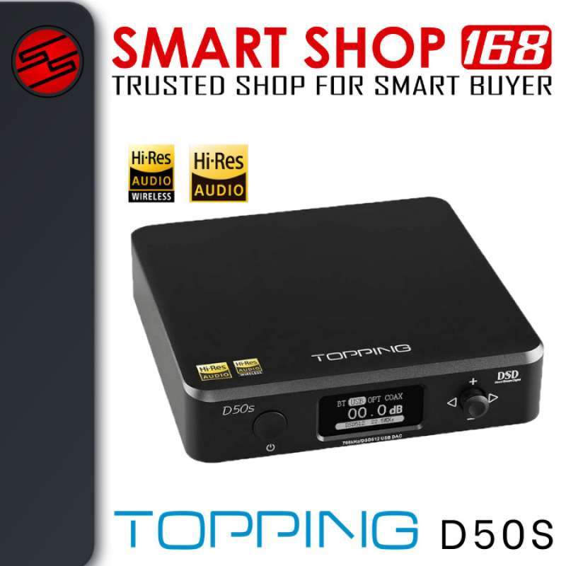Promo TOPPING D50s DSD Hi-Res Audio HIFI Decoder Multi Input Bluetooth DAC Diskon 9% di Seller ...