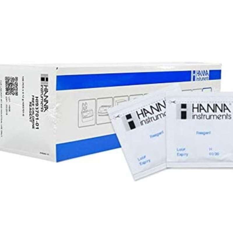 Jual Hanna HI 93701-01 Free Chlorine Reagent DPD Method Hanna HI 93701 ...
