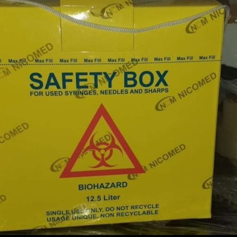 Jual safety box 12.5 liter medis di Seller Ella Store - Cengkareng ...