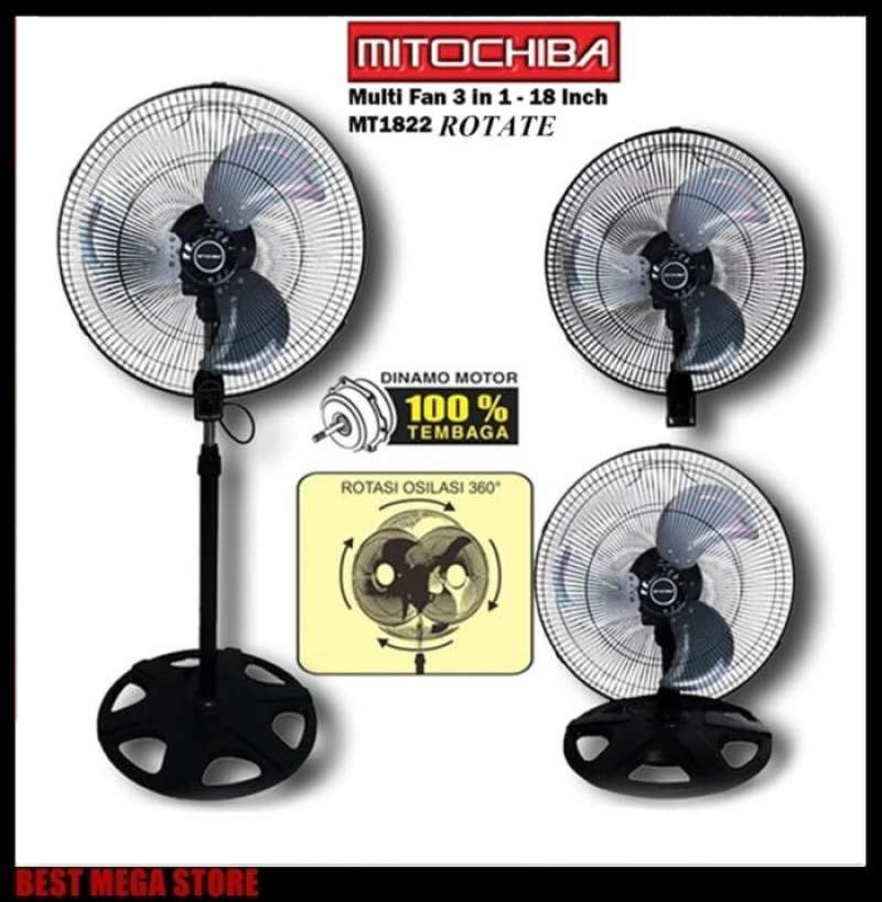 Promo MITOCHIBA Kipas Angin Besi Tornado 18 Inchi 3 In 1 City Fan 1822 J - G di Seller MMT Garko ...