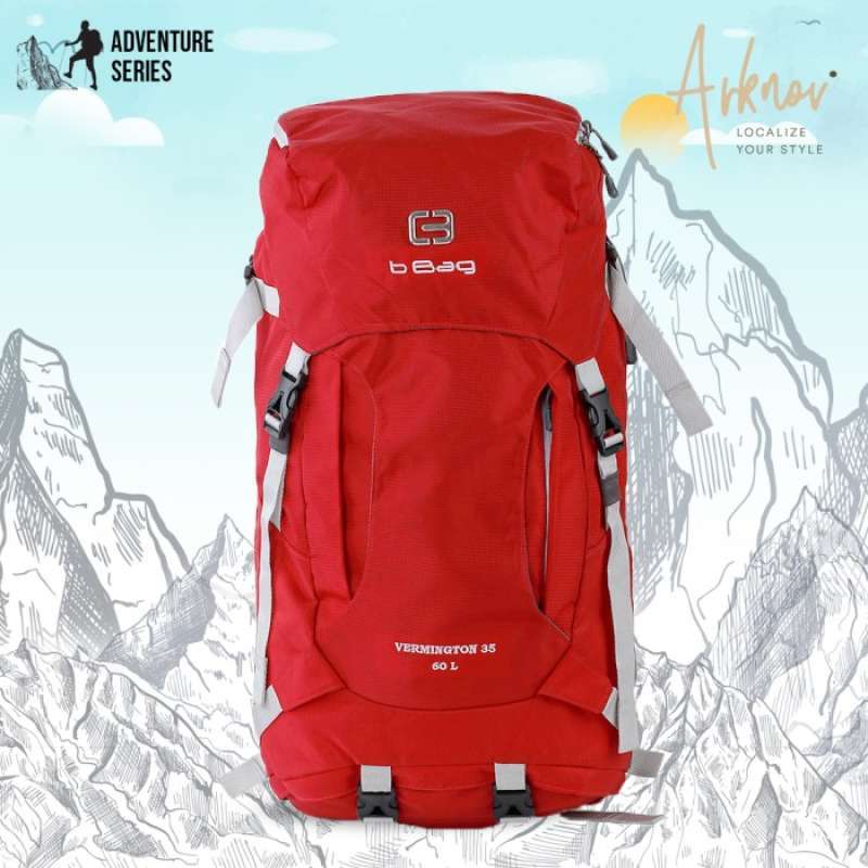 Jual Tas Carrier 60 Liter Tas Gunung Original B-Bag warna Biru - tosca ...