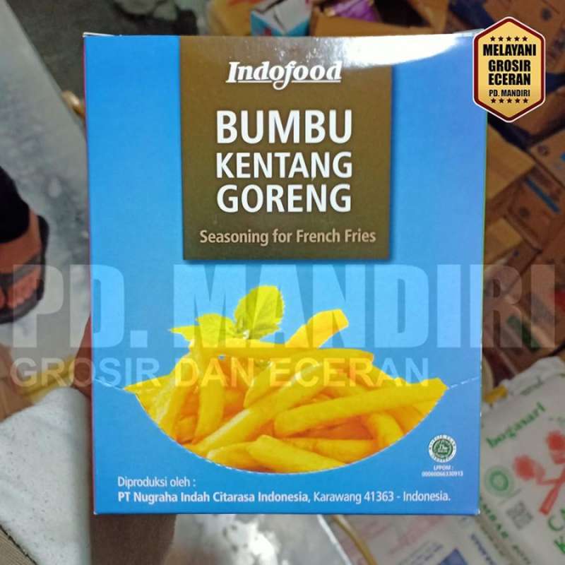 Jual INDOFOOD BUMBU KENTANG GORENG RASA BARBEKIU 12 PCS (BARBEQUE ...