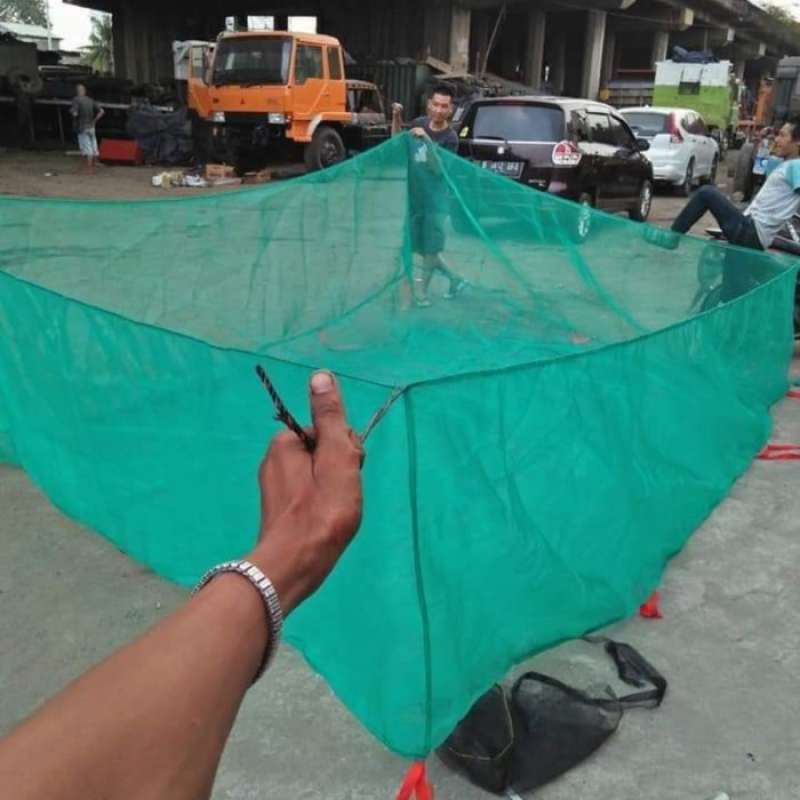 Jual Hapa Keramba Ikan Apung Ukuran 3X120X60.Cm Jaring Keramba Kasa di ... Jual Hapa Keramba Ikan Apung Ukuran 3X120X60.Cm Jaring Keramba Kasa di ...