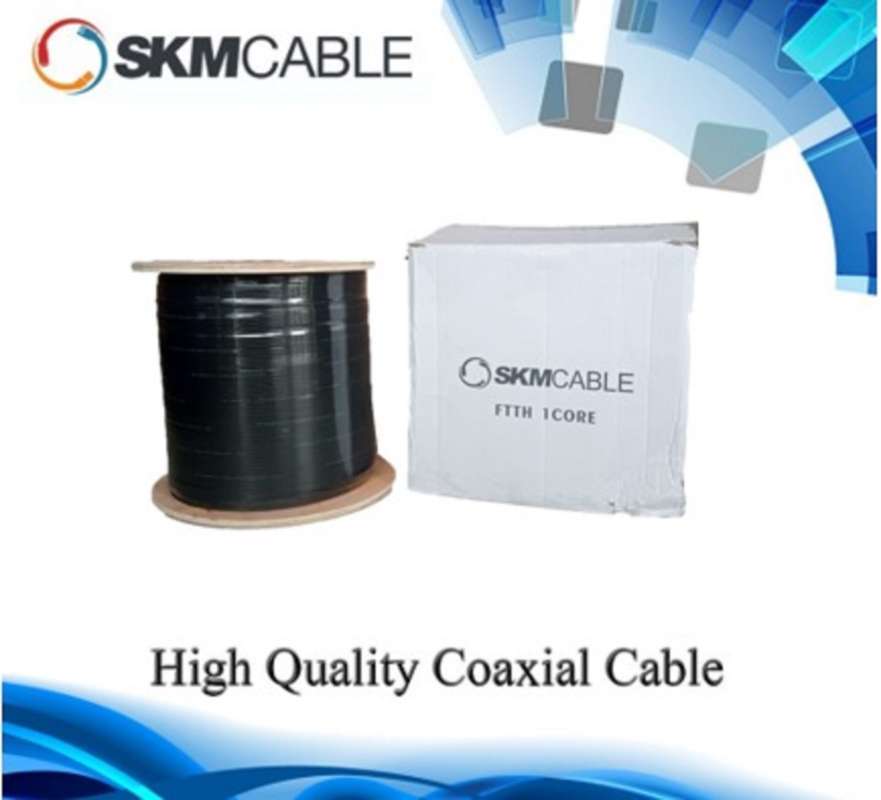 Jual Kabel Skm Dropcore 1, 2, 4 Core Dropwire 1roll Kabel Fo 3 Sling ...