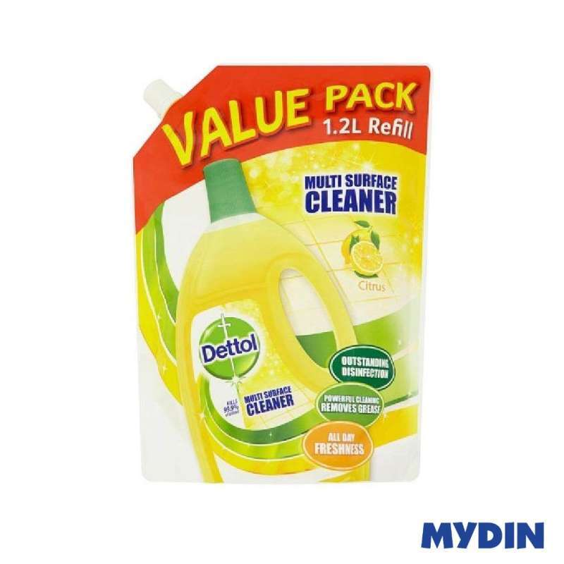 Jual Dettol Citrus Multi Surface Cleaner Refill 1.2L - Malaysia 5488549 di Seller Youbeli ...