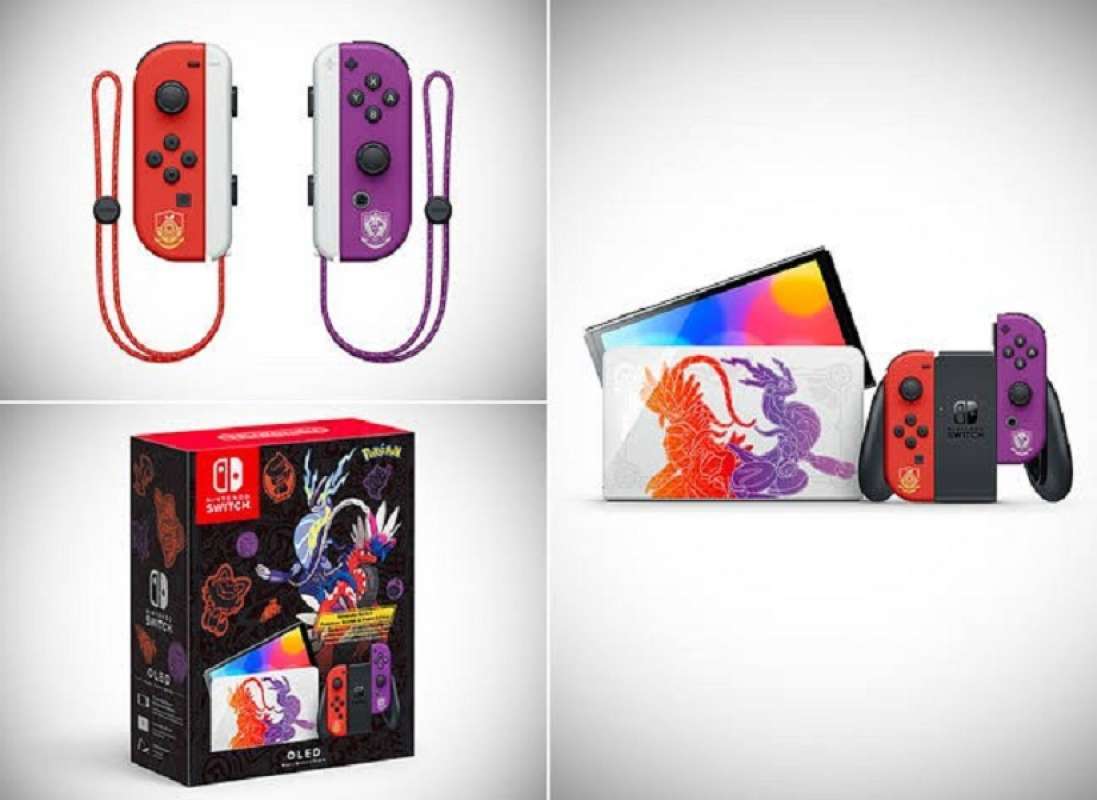 Jual Nintendo Switch Oled Console Pokemon Violet & Scarlet Limited Edition di Seller Liberty ...