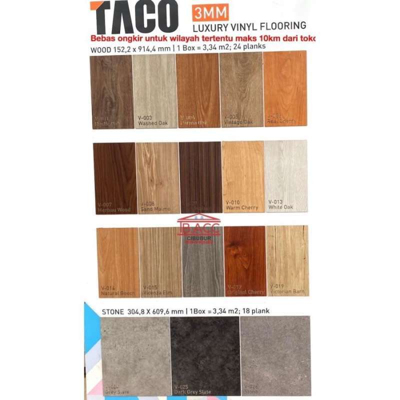 Jual Lantai Vinyl Taco 3mm Cibubur Bebas Ongkir Di Seller Tb Acc ...