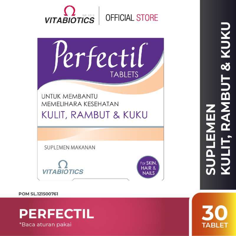Promo Vitabiotics Perfectil 30 Tablet - Suplemen Kesehatan Kulit Rambut ...