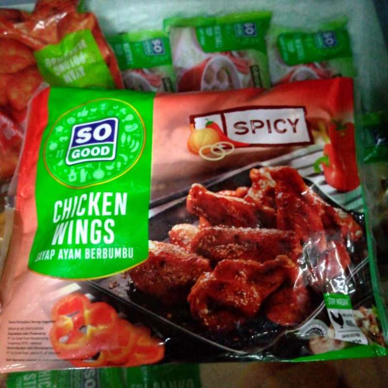 Jual So Good Spicy Wings Halal Di Seller Rsb Frozen Food Rajawali Timur ...
