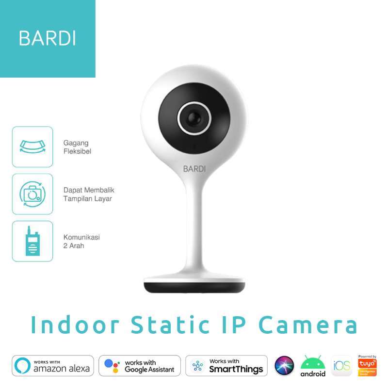 Jual BARDI IP Camera Static Indoor Smart Home Security Wireless CCTV ...