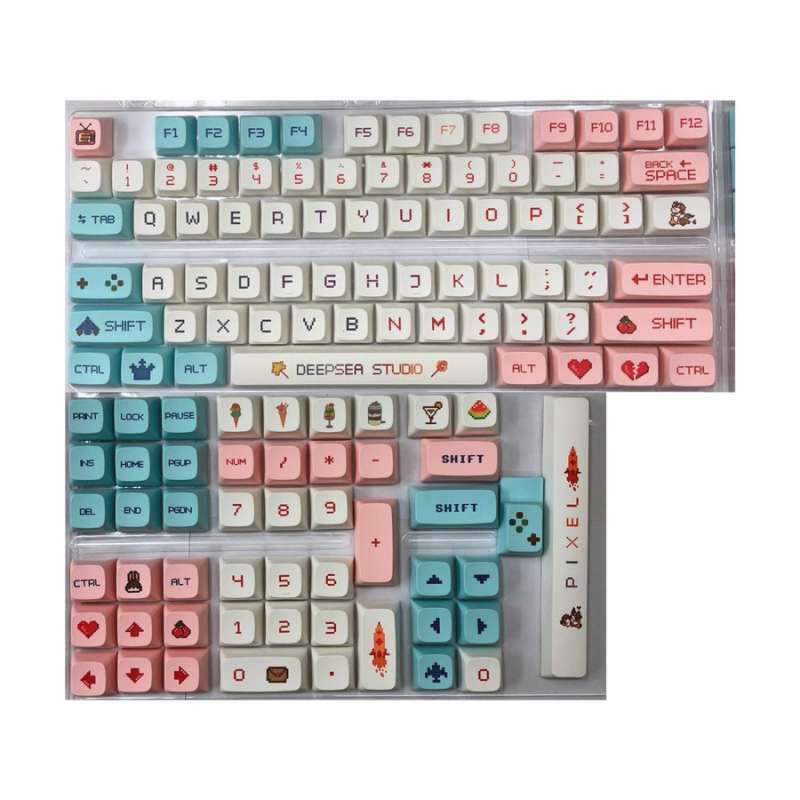 Jual KEYCAPS PBT PIXEL XDA PROFILE SUBLIM MECHANICAL KEYBOARD PIXELS di ...