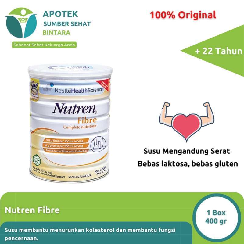 Jual Nestle Nutren Fibre Susu Mengandung Serat 400 gram di Seller ...