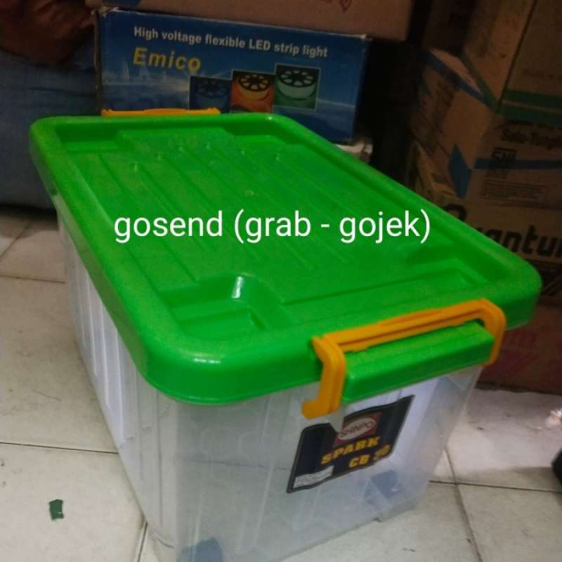 Promo SPARK CONTAINER BOX(BOXS PLASTIK) SHINPO 30 LITER CB 30 (GRAB ...