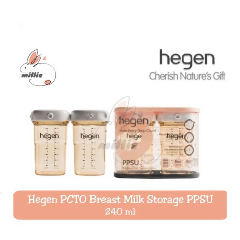 Jual Hegen Pcto 240Ml / 8Oz Breast Milk Storage Ppsu - 2 Pack di Seller Rigel - Wanajaya, Kab ...