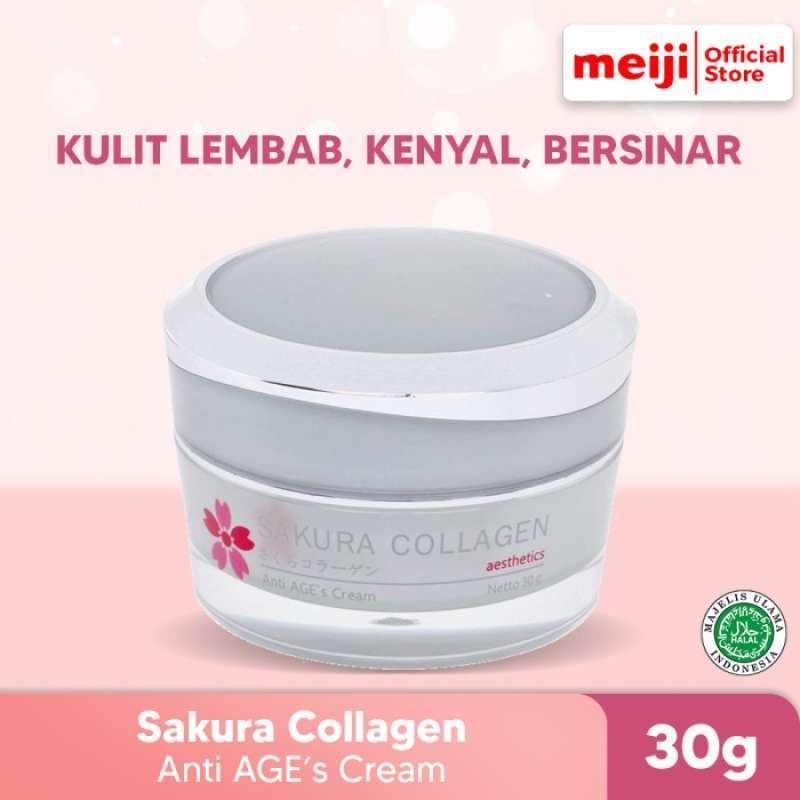 Jual Sakura Collagen 30 gr/ Anti AGE`s/ Anti Ageing/ Moisturizer di ...