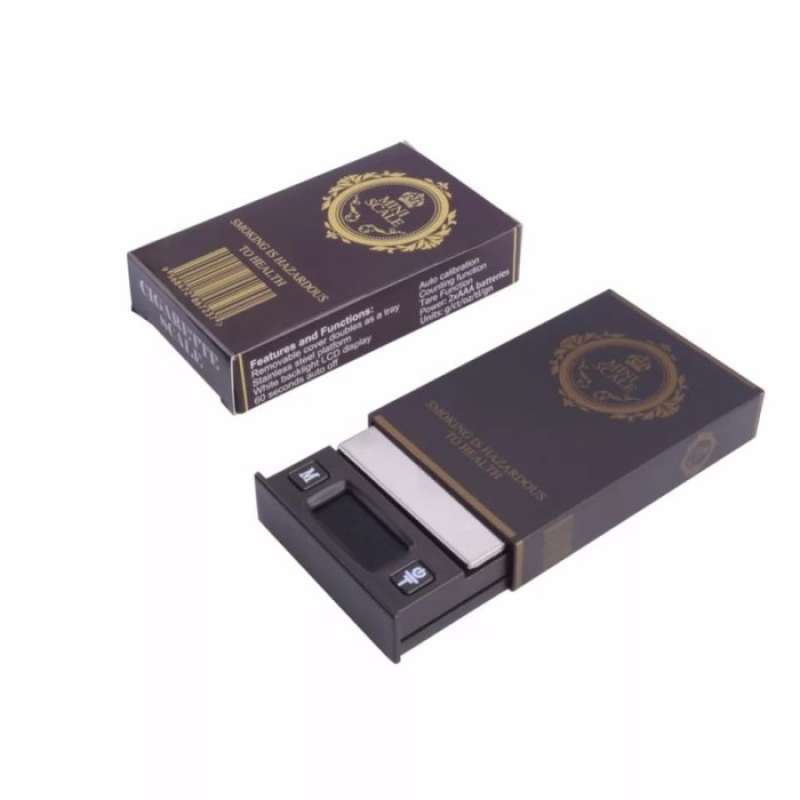Promo Mini pocket scale 200g 0.01g cigarette case/ timbangan emas rokok ...