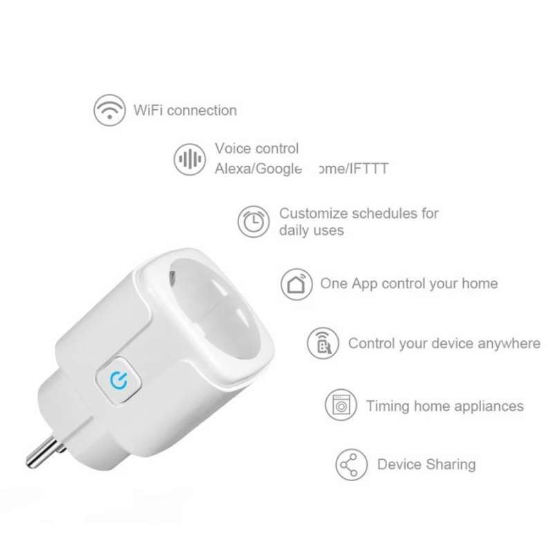 Jual Smart Socket Wifi Kerui Tuya Wireless Colokan Stop Kontaksmart Iot ...