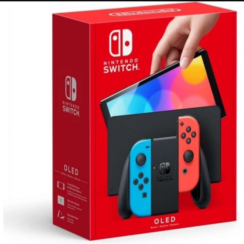 Jual Nintendo Switch (OLED Model) Neon Red/Neon Blue Set Reg japan di ...