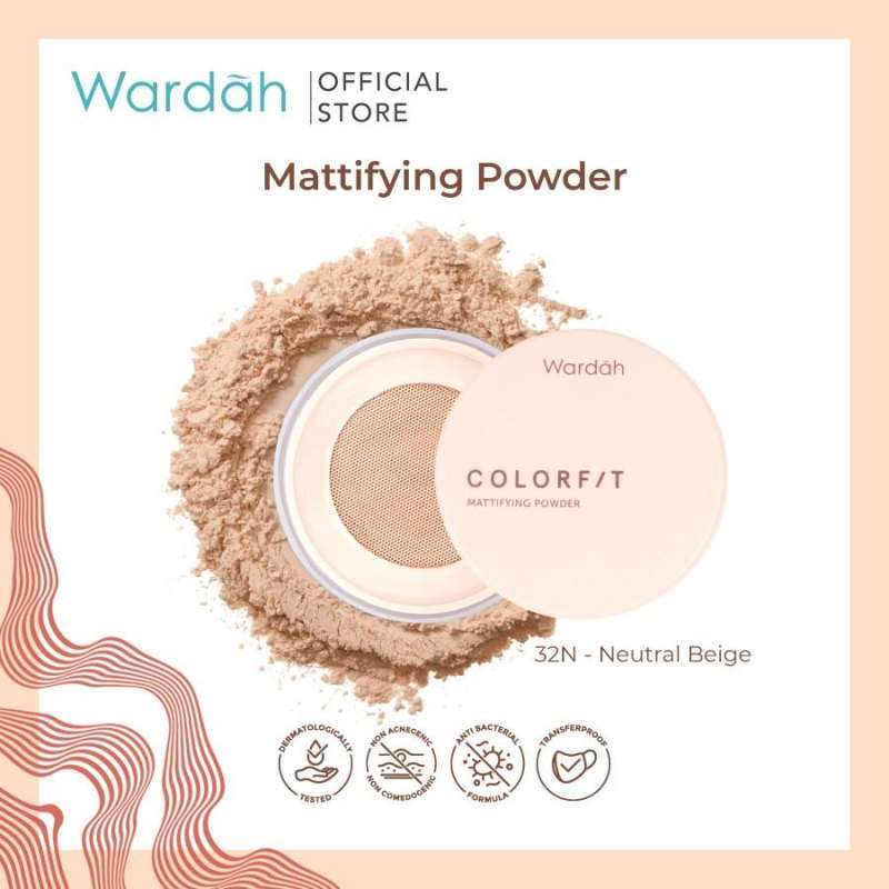 Promo Wardah Colorfit Velvet Mattifying Powder Diskon 28% di Seller ...